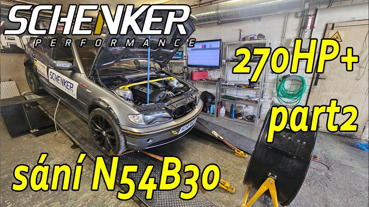 VLOG #60 - BMW e46 330i M54B30 intake N54B30 + DYNO part 2 - YouTube