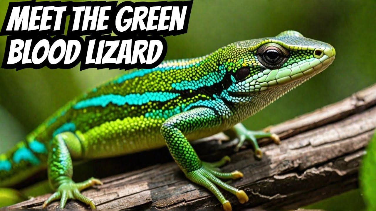 Discover the AMAZING Green Blooded Skink Prasinohaema virens - YouTube