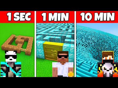 $1 vs $1,00,000 Security Maze In Minecraft....