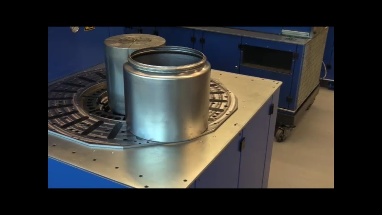 Tube end forming (Wecomatic IO-S 400 Speed) - YouTube