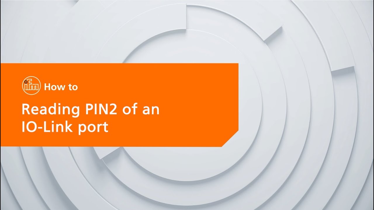 IO-Link - Reading pin 2 in an EtherNet/IP network - YouTube