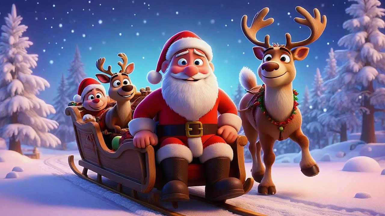 Santa Claus for Kids | Best Reindeer Riding and Leaving Kids Presents ...