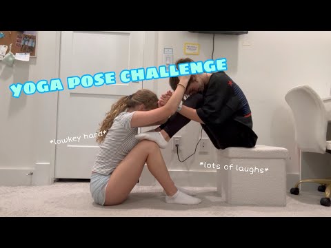 trying duo yoga poses *except we kinda get cooked*