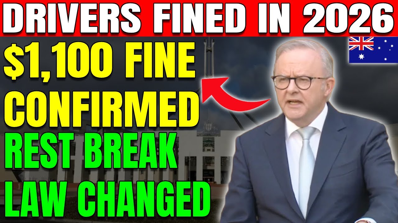 Australia Drivers Alert! $1,100 Fine for Skipping Rest Breaks in 2026 ...
