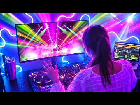 Elektronik Dans Müziği | Çok Renkli Disko Işıkları 🕺