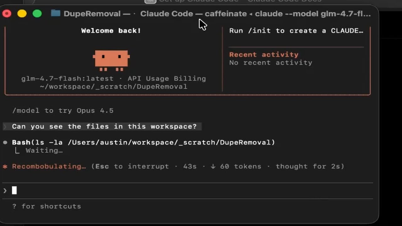 Using Claude Code With Ollama and GLM-4.7-Flash on Mac OS - YouTube