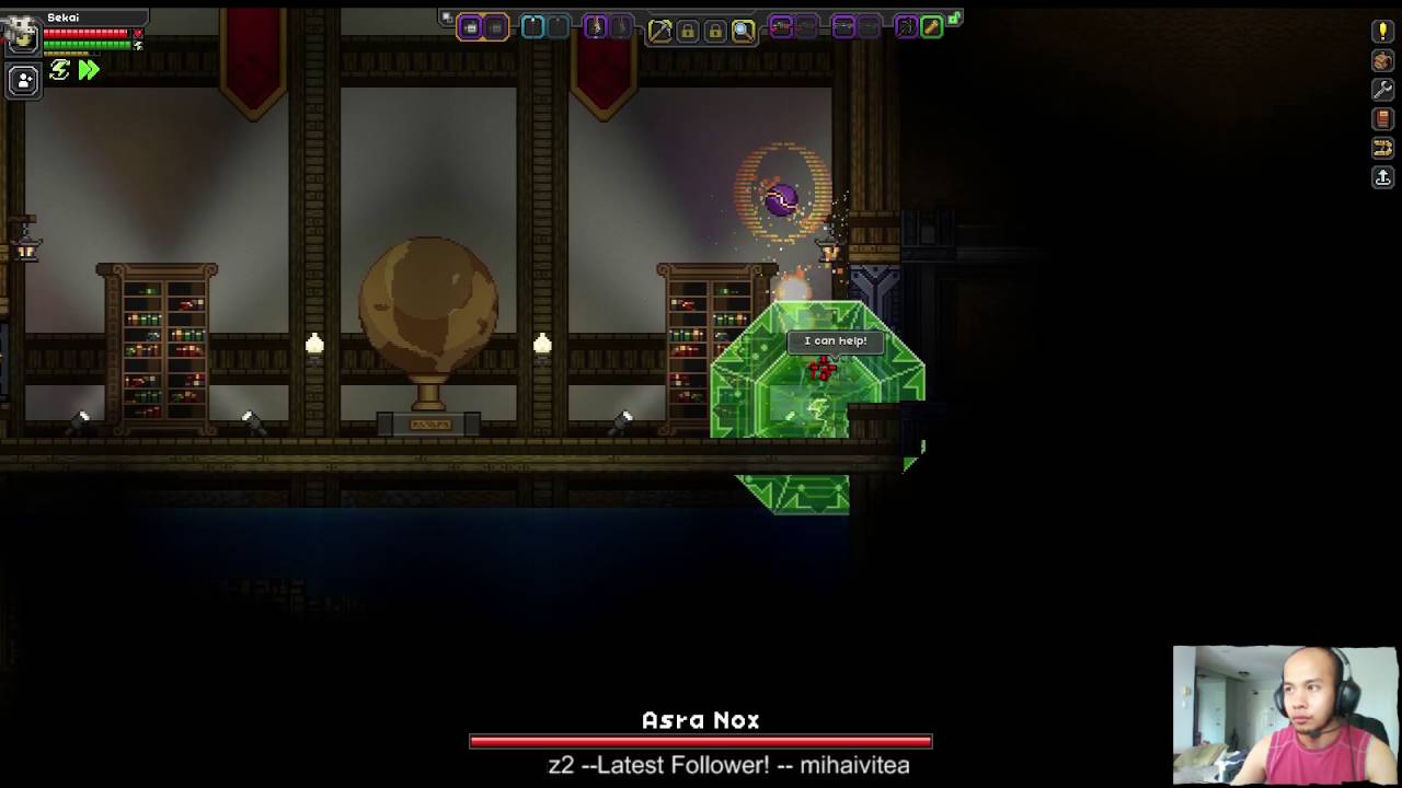 Starbound - BOSS: Asra Nox vs Space Marbles - YouTube