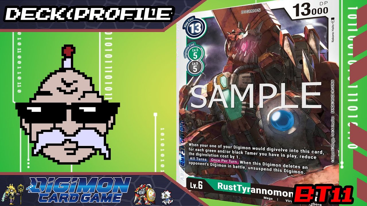 El nuevo RUSTTYRANNOMON es BUENO BONITO Y BARATO! Digimon Card Game ...