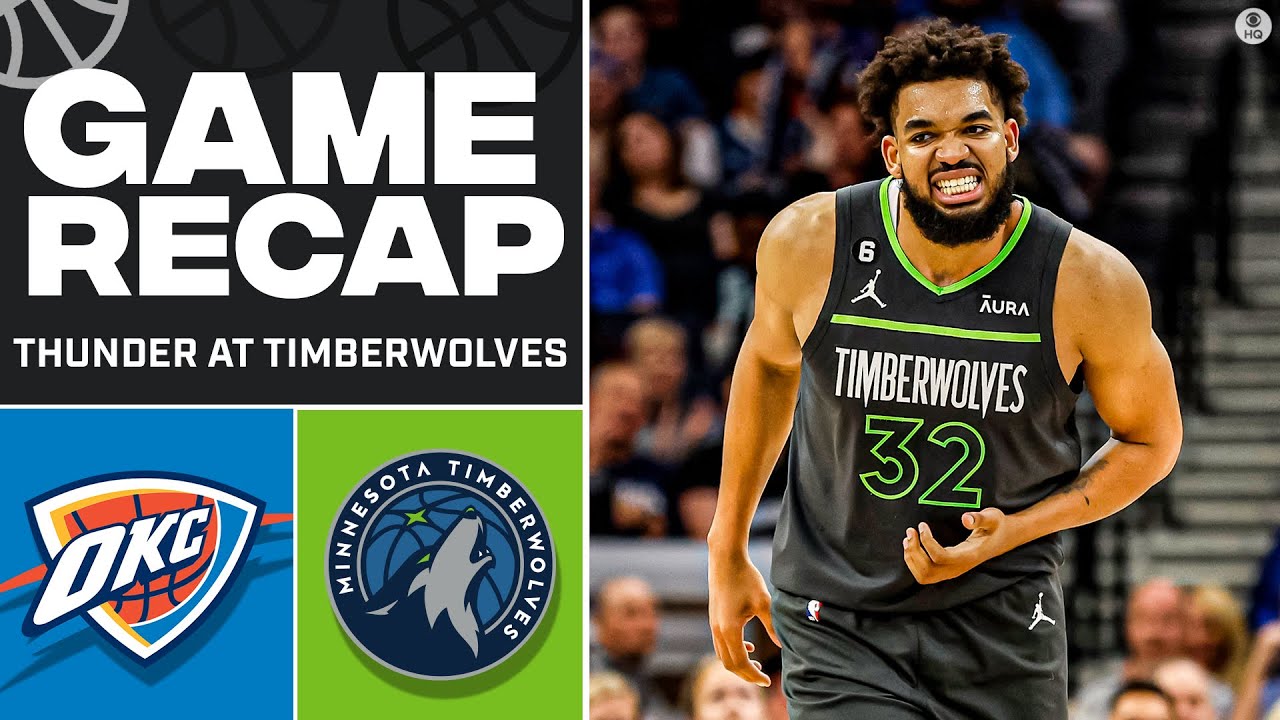 2023 NBA Playoffs: Timberwolves KNOCK OFF Thunder to clinch 8-Seed in ...