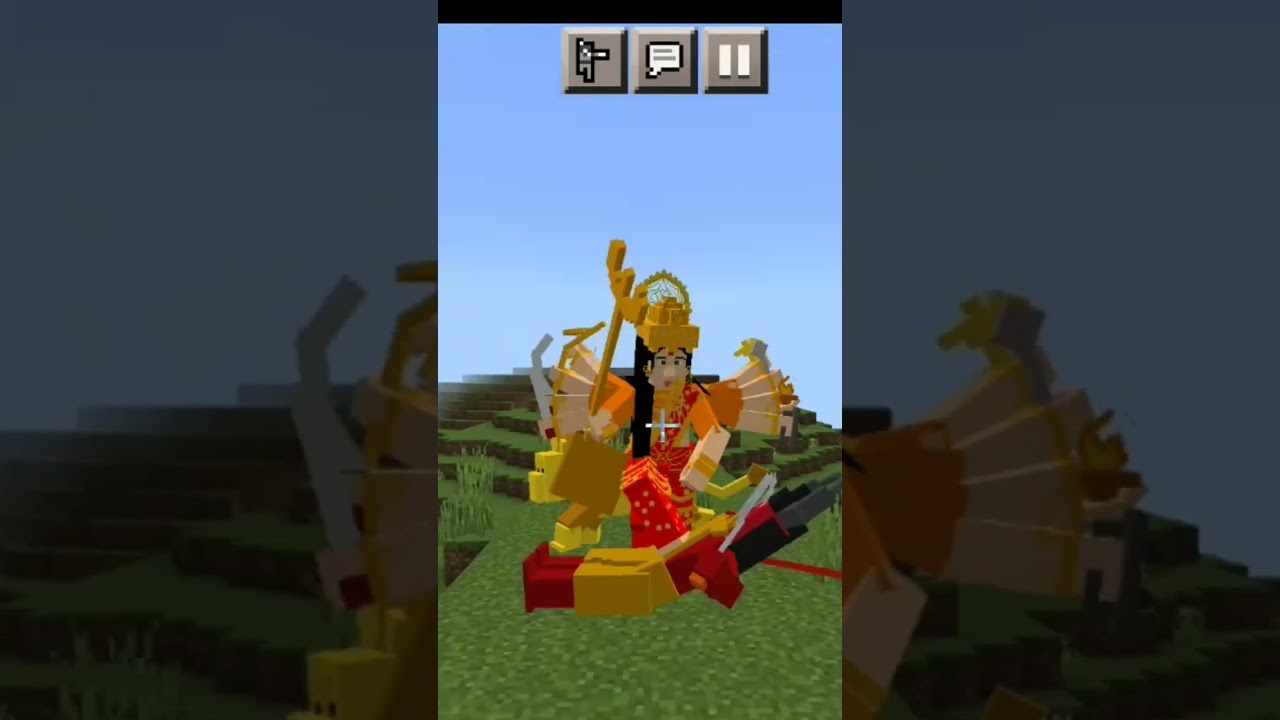Durga ma in minecraft most epic vidio #shorts - YouTube