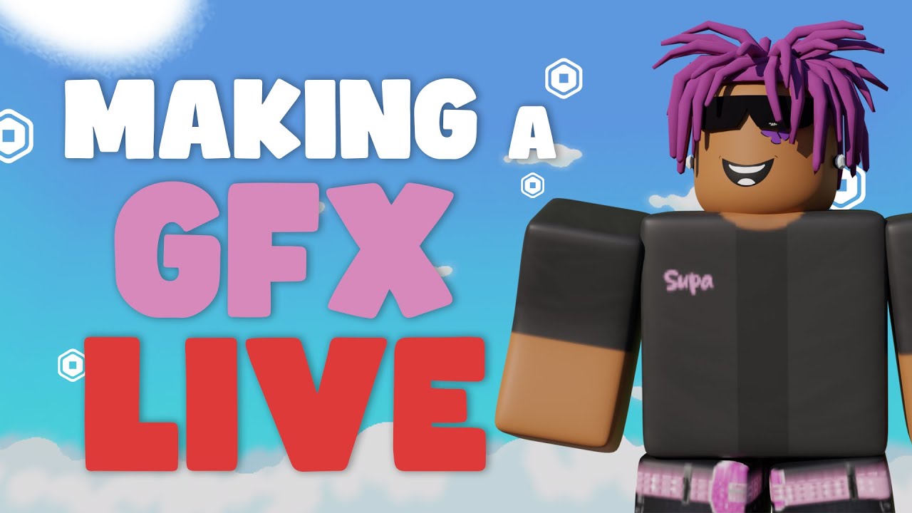 Making a GFX LIVE!! JOIN NOW #joinoryourweird - YouTube