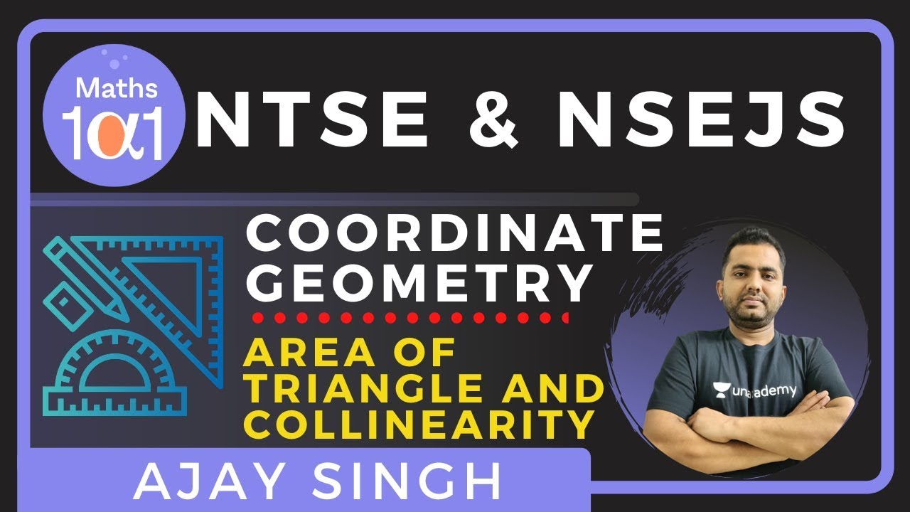 Area of Triangle and collinearity | Coordinate Geometry | NTSE & NSEJS | Maths 101 - YouTube
