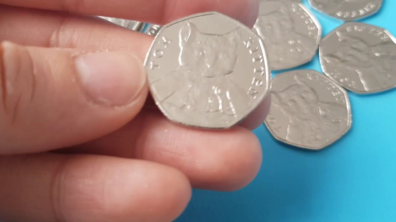 Tom Kitten 50 pence coin - YouTube