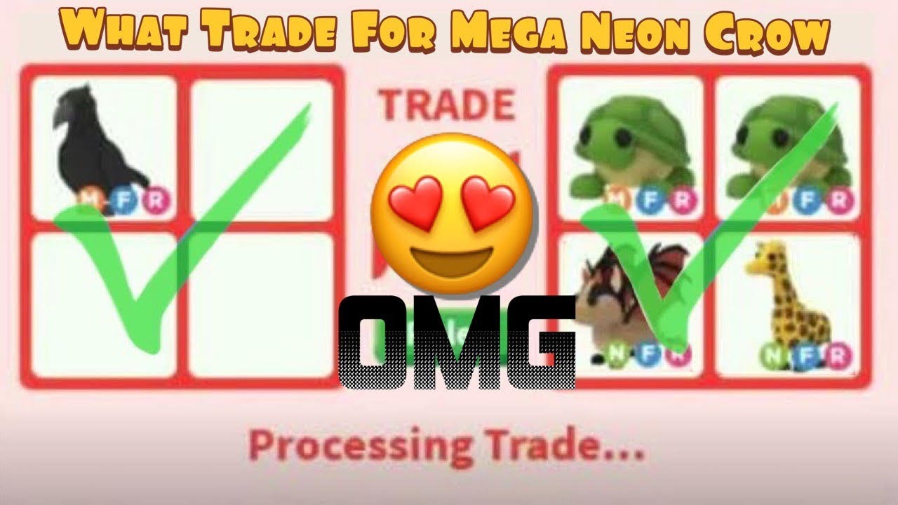 What People Trade For Mega Neon Crow!! in ROBLOX Adopt Me! - YouTube