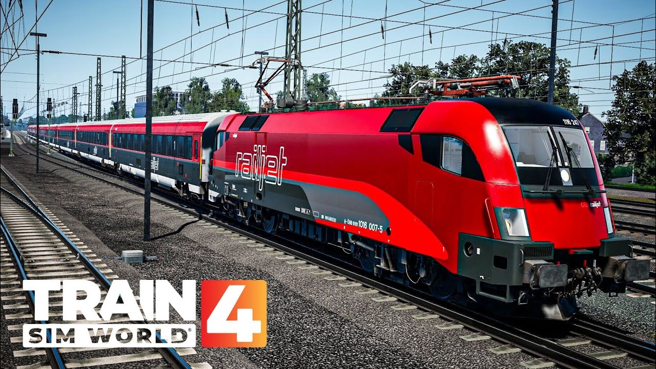 OBB Railjet to Budapest! | Train Sim World 4 - Gameplay | Rosenheim ...