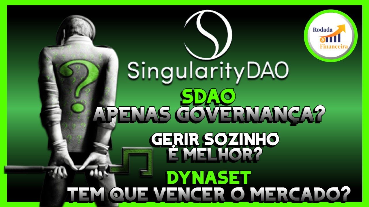 SingularityDAO - SDAO é Apenas GOVERNANÇA? Tem que Vencer o Mercado ...