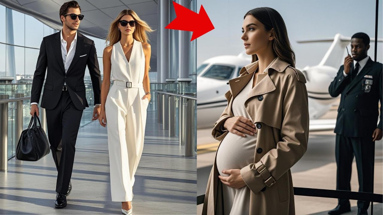 THE CEO THOUGHT HIS SECRET WAS SAFE — UNTIL HIS PREGNANT WIFE’S NAME ECHOED THROUGH THE AIRPORT ...