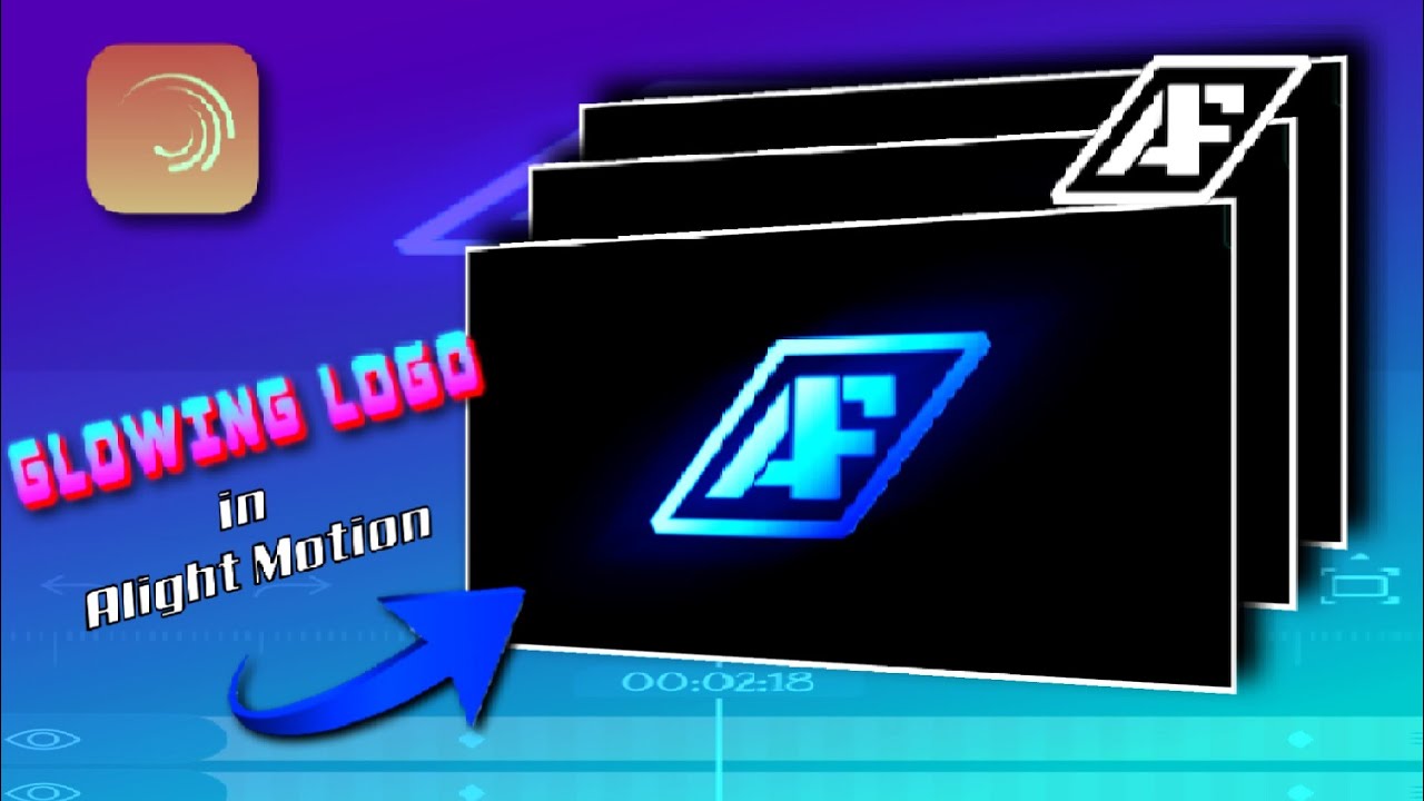 Tutorial Alight Motion | Glowing Logo in Alight Motion - YouTube