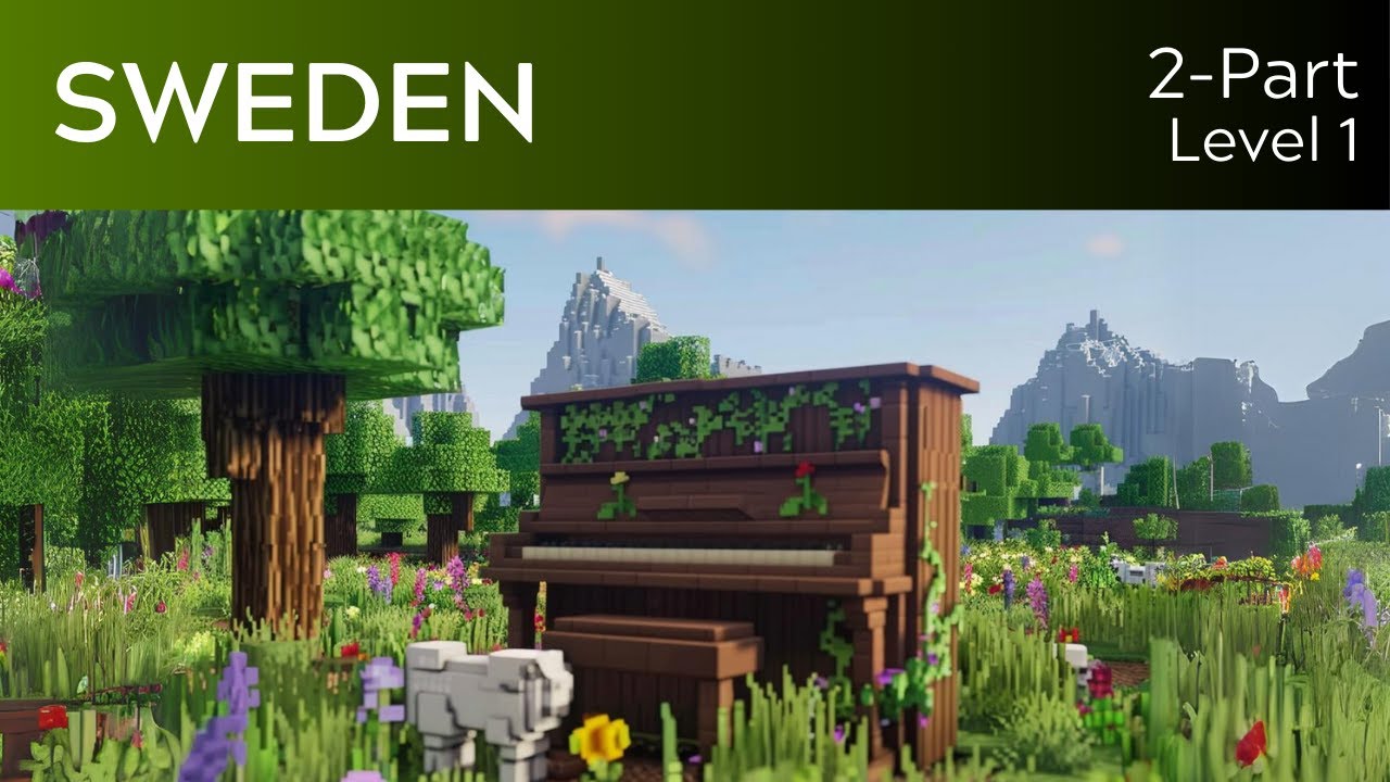 Sweden (Lv 1 Two-parts) Minecraft: Choir Edition - KerryMarsh.com Score ...