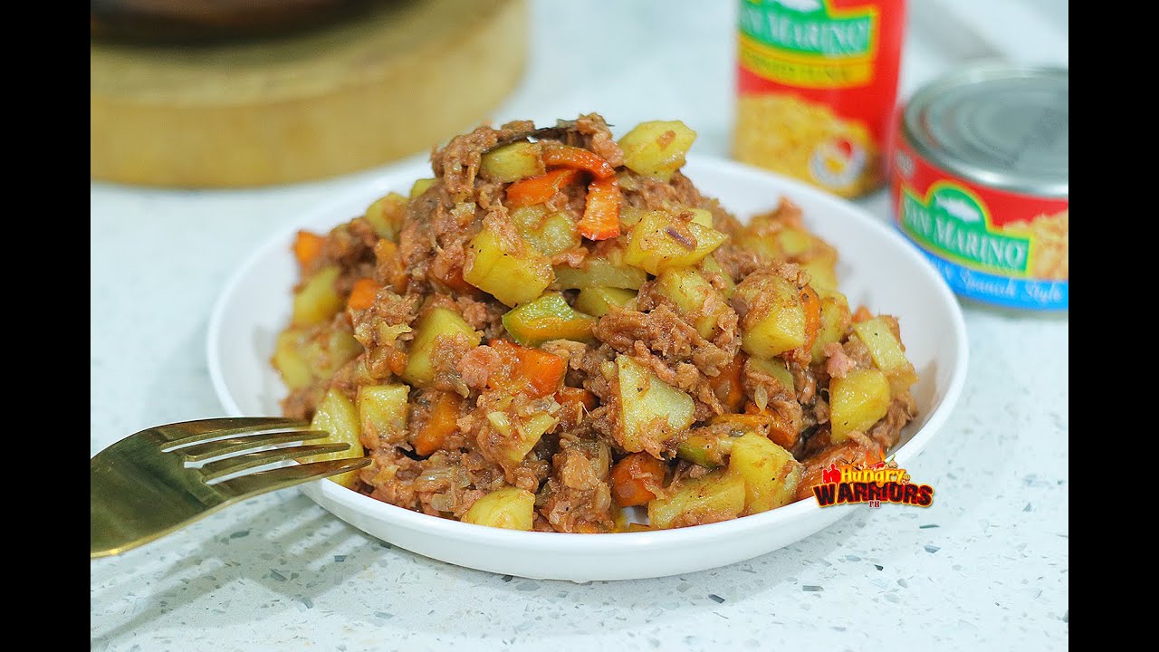 Tuna guisado sizzling taste simple recipe - YouTube