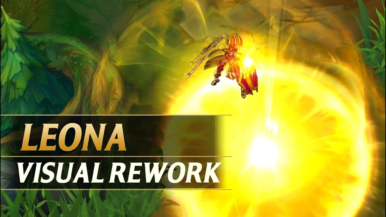 LEONA VISUAL UPDATE REWORK 2022 - League of Legends - YouTube