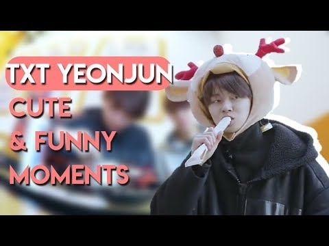 TXT YEONJUN CUTE & FUNNY MOMENTS [ENG SUB] - YouTube