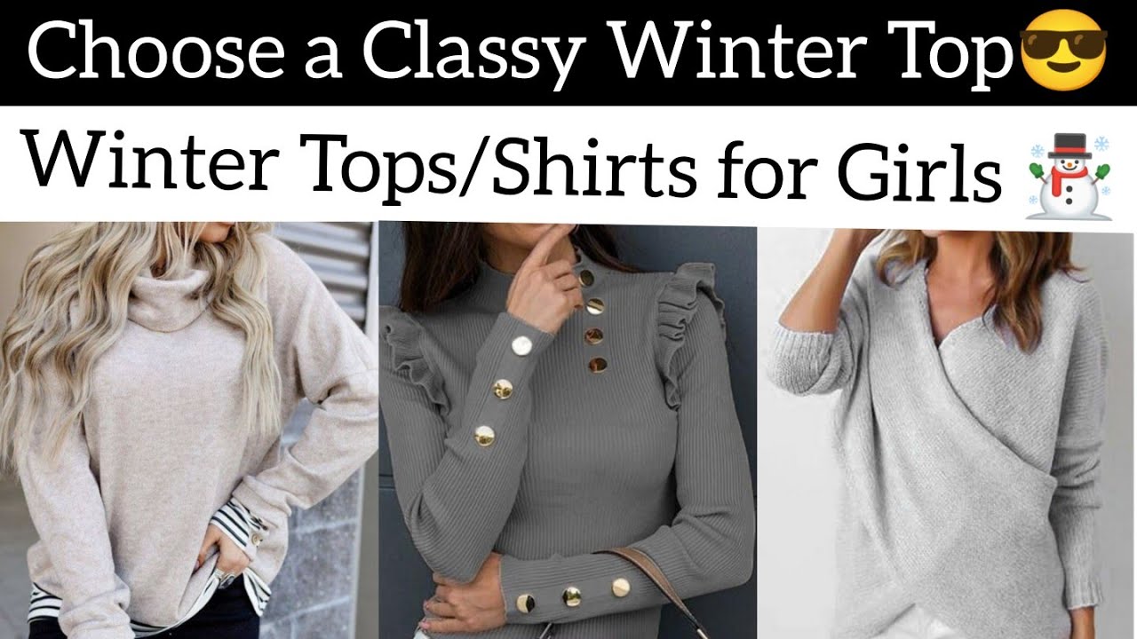 Stylish and New Winter Tops for Girls 2022||Trendz hub - YouTube