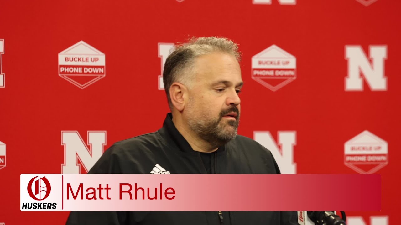 Nebraska's Matt Rhule full press conference from Nov. 13th, 2023 - YouTube