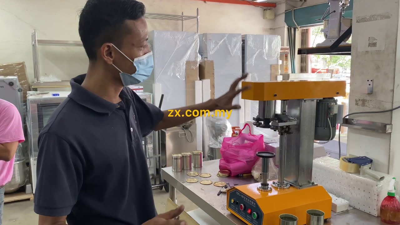 MESIN PENUTUP BOTOL CAN / CAN CAPPING MACHINR - YouTube