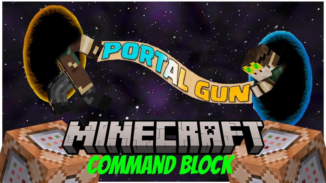 Eine PORTAL GUN in Minecraft OHNE MODS?! 😱 | Minecraft Command Block ...