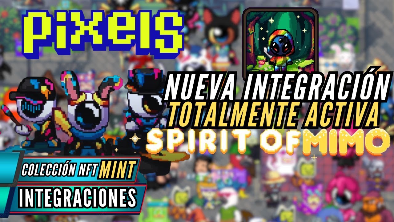 Ya se integraron los MIMO's (Nuevos NFT's en Pixels) - YouTube
