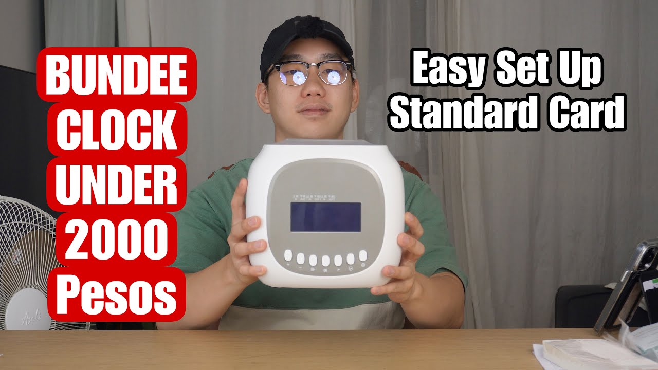 (2024) GROZZIIE Bundee Clock Punch Card Attendance Machine | Set Up ...