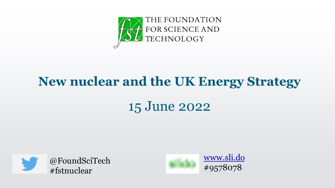 New nuclear and the UK energy strategy - YouTube