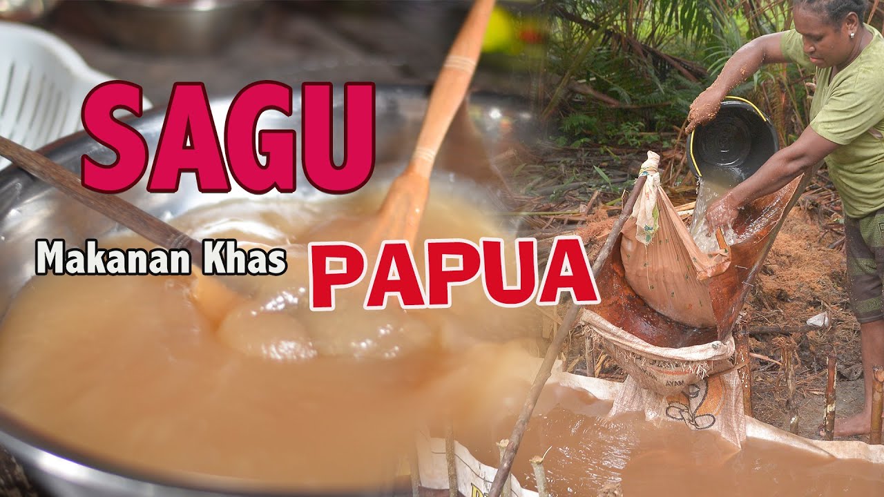 Sagu Makanan Khas Papua - YouTube