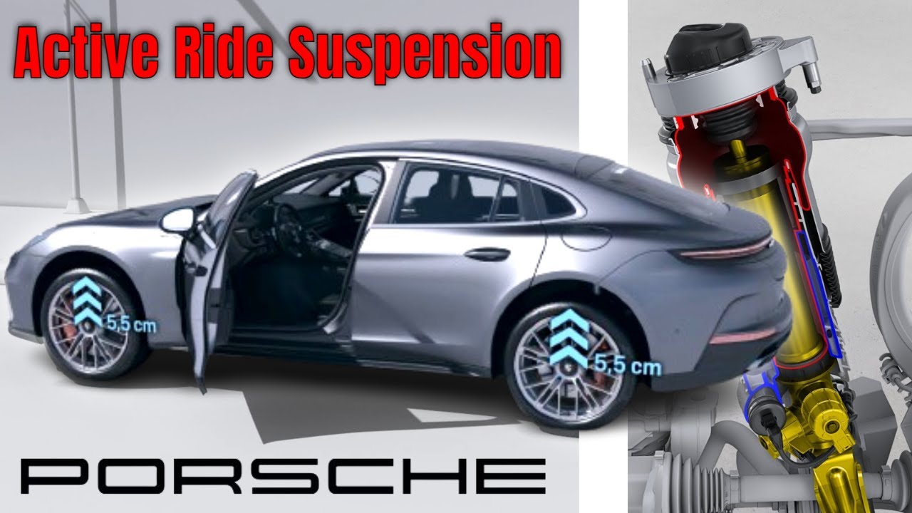 2025 Porsche Panamera Active Ride High end suspension for E Hybrid models - YouTube