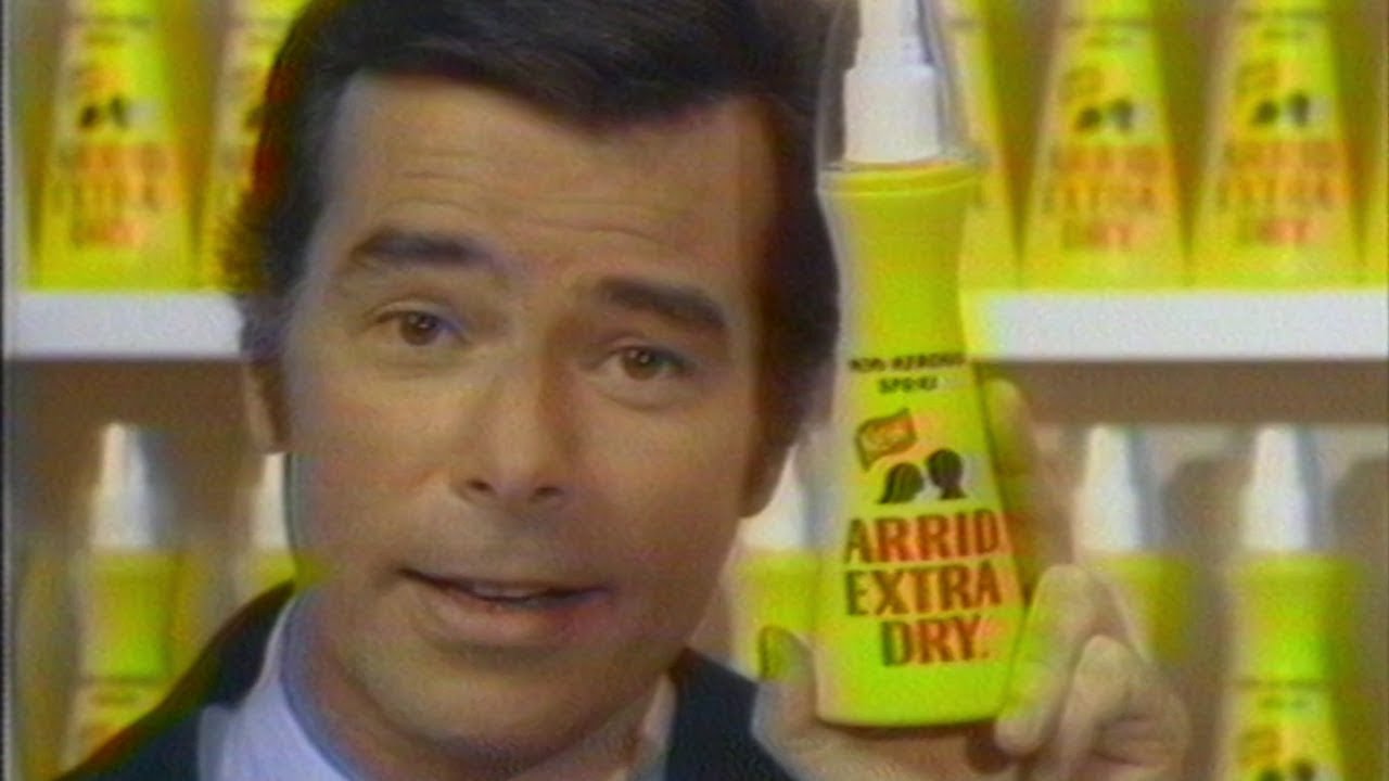 "Get Rid of the Aerosol" | Arrid Extra Dry Commercial (1977) - YouTube