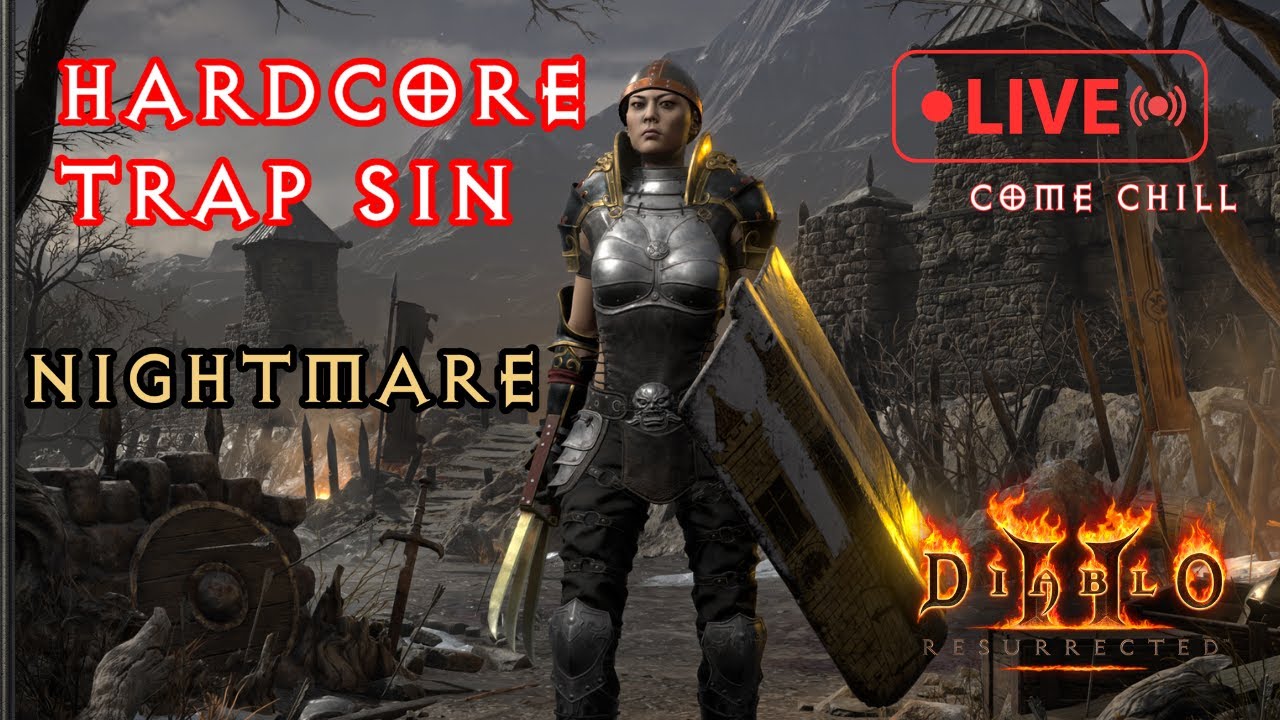 Chill Saturday with the HARDCORE Trap Assassin- Diablo 2 Resurrected ...