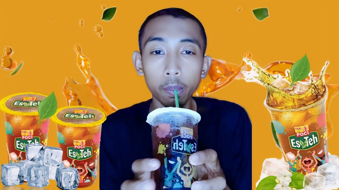 ASMR minuman segar dingin teh poci, MUKBANG INDONESIA,ASMR INDONESIA 🤤🤤 ...