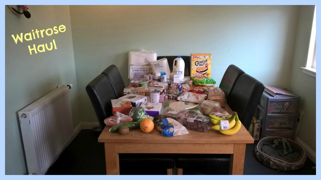 Waitrose weekly grocery shopping haul - YouTube