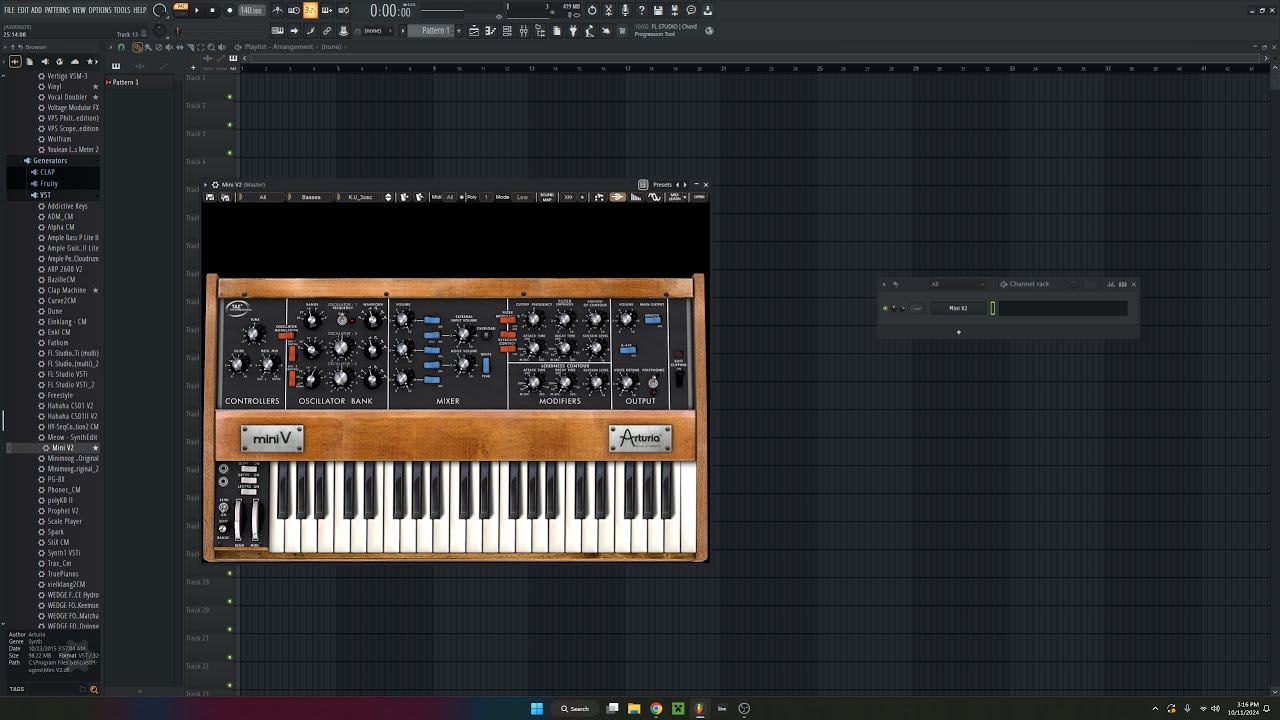 making chillsynth 14 - YouTube