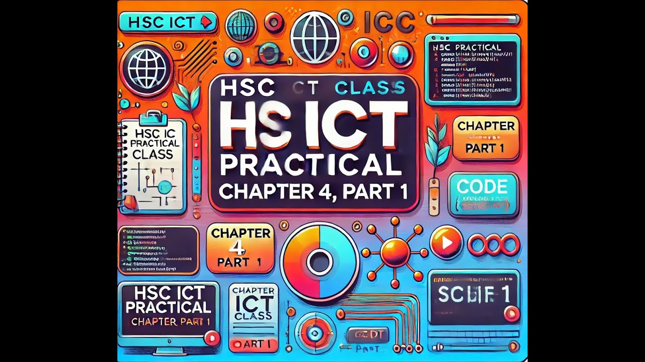 hsc ict chapter 4 practical class - YouTube