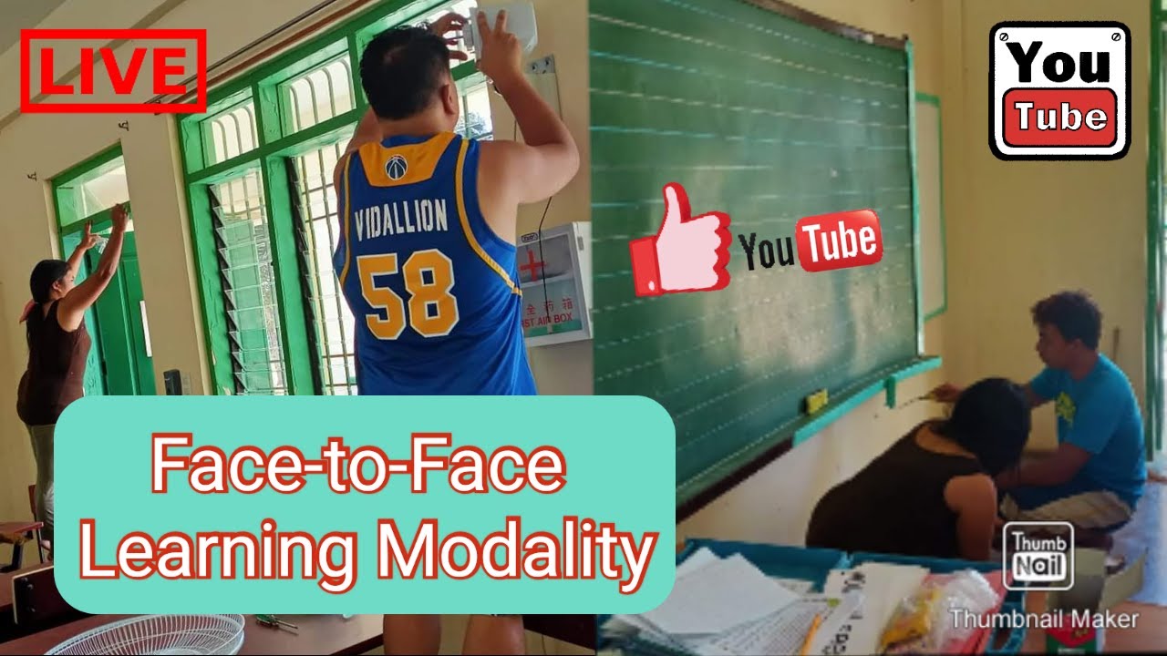 Preparation for Face-to-Face Learning Modality - YouTube