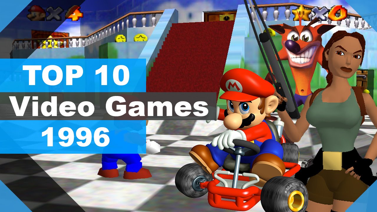 TOP 10 VideoGames 1996 - JetLoneStarr - YouTube