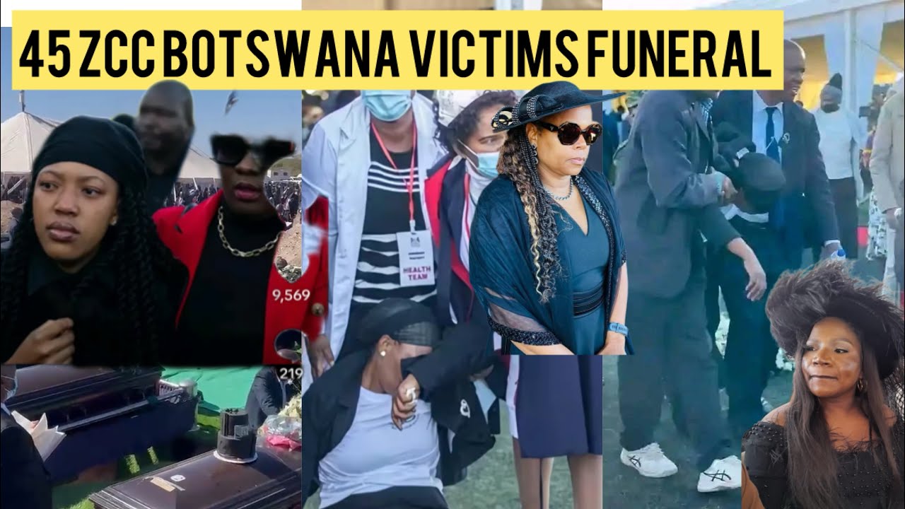 45 ZCC Botswana bus Crash Victims were laid To Rest|Funeral Video - YouTube