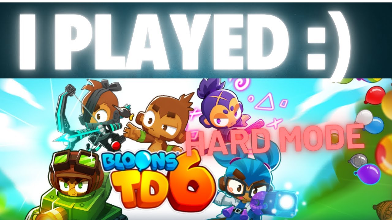 I Played BTD6 HARD MODE!!! - YouTube