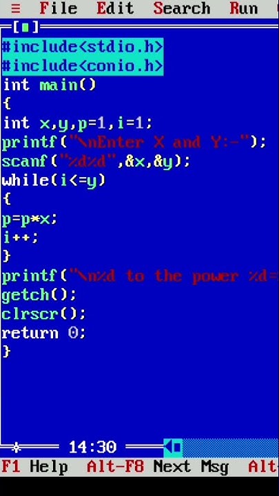 Program to find power of a number raised to another number - YouTube