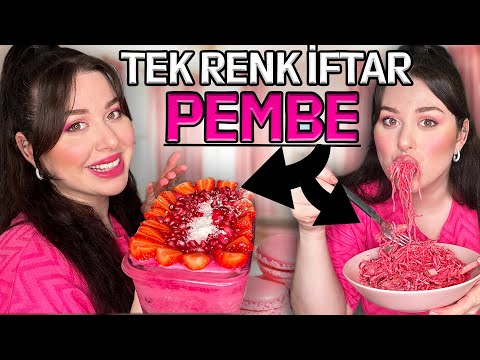 TEK RENK İFTAR PEMBE 💗💗💗