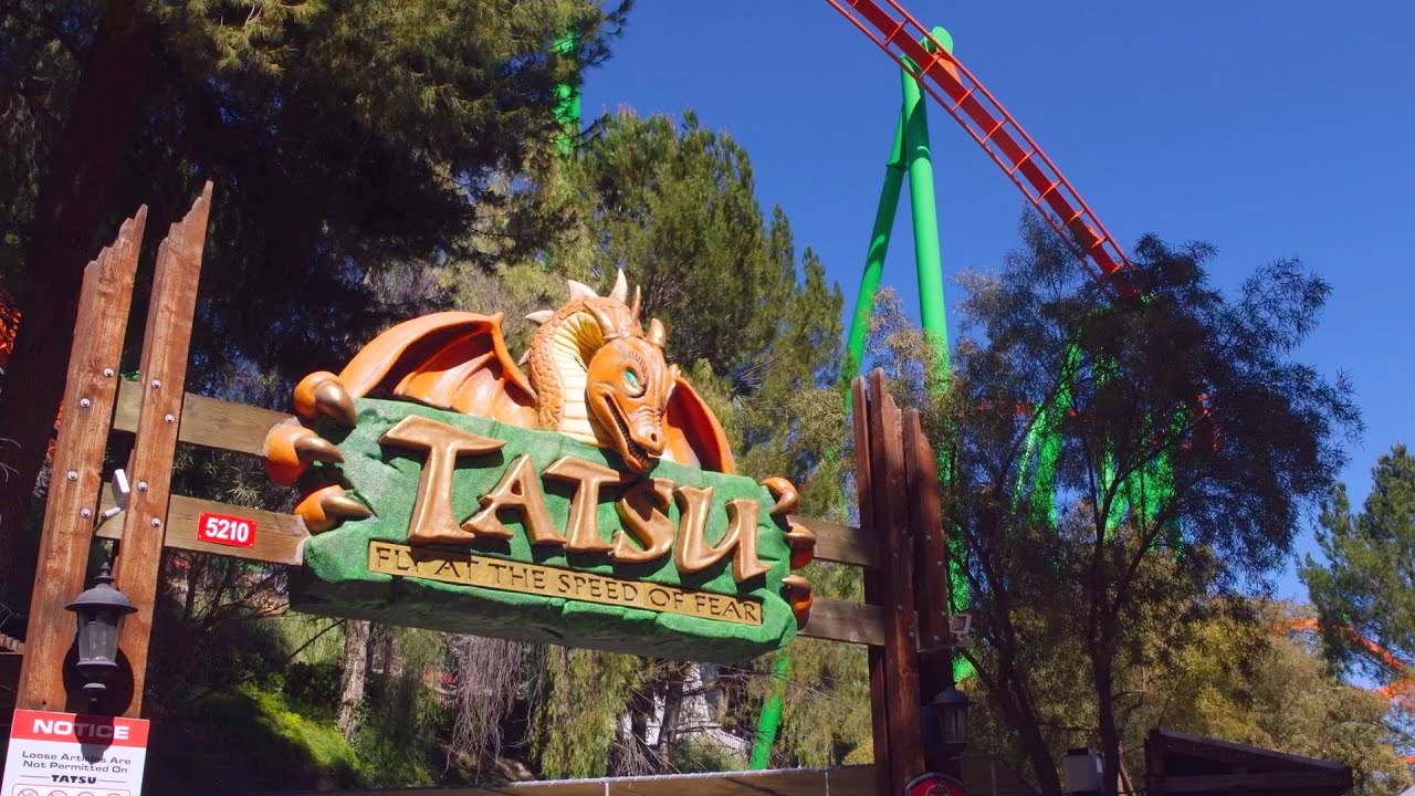 Repainting Tatsu 'Fly at the Speed of Fear' Six Flags Magic Mountain ...