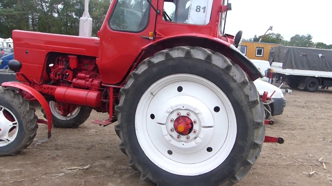 Trecker Treck Grüneberg 2019 Belarus MTS 52 Super aufladen - YouTube