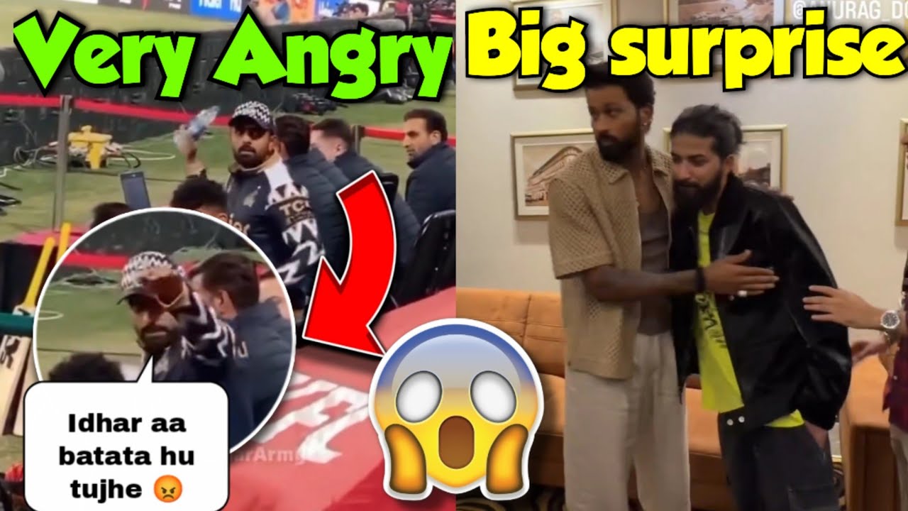 Babar Azam ANGRY on crowd in psl,uk07 rider meets hardik pandya,Babar ...
